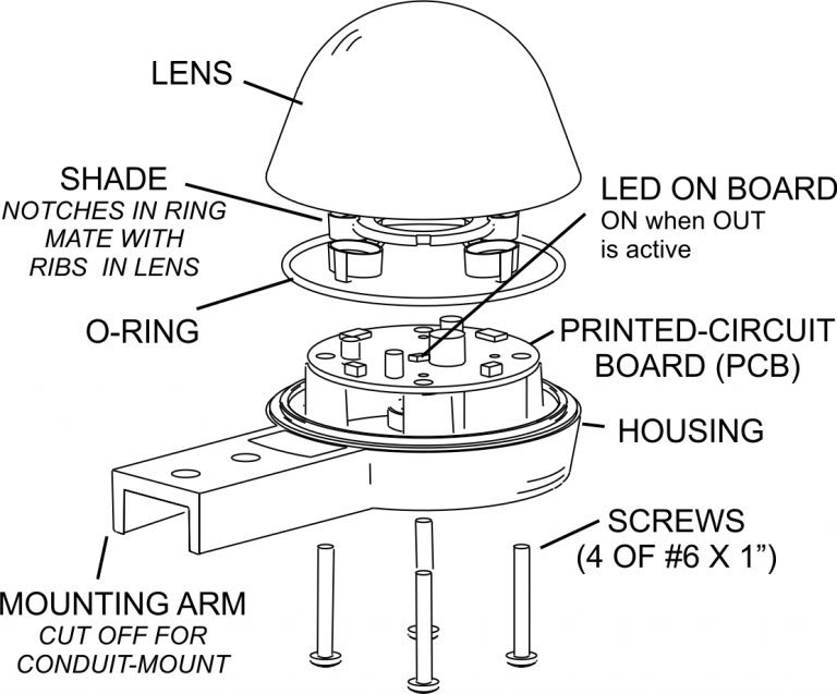 rg exploded view | Rain Sensors