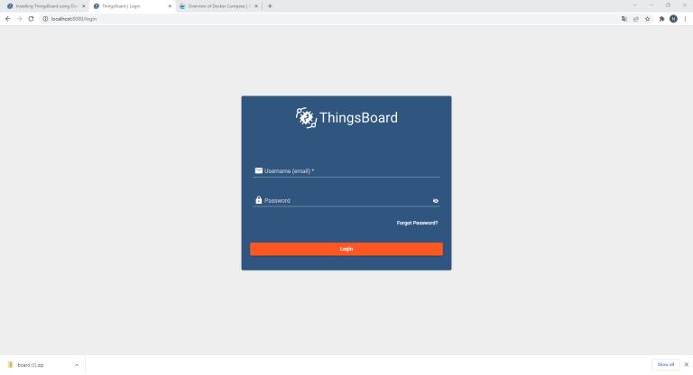 Creating A Thingsboard Server